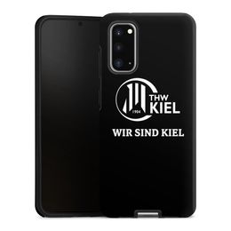 DeinDesign Galaxy S20 Handy Panzer Handyh&uuml;lle robuste Outdoor H&uuml;lle Schutzh&uuml;lle matt Handball Merchandise Thw Kiel Tough Case