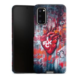DeinDesign Galaxy S20 Handy Panzer Handyh&uuml;lle robuste Outdoor H&uuml;lle Schutzh&uuml;lle matt 1. Fc Kaiserslautern 1. Fck Heart Tough Case