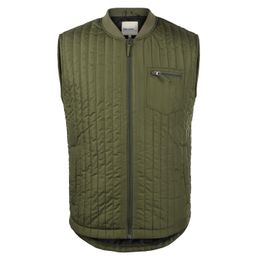 Steppweste Blend "Steppweste BHStanlo", Herren, Gr. M, gr&uuml;n (dusty olive), Obermaterial: 100% Polyester PES., Westen Steppweste
