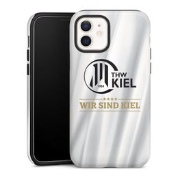 DeinDesign iPhone 12 Handy Panzer Handyh&uuml;lle robuste Outdoor H&uuml;lle Schutzh&uuml;lle matt Official Licensed Product Thw Kiel Handball Tough Case