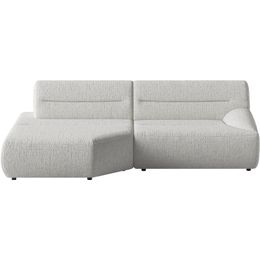 Sit & More Ecksofa SIT & MORE "Scrabble", ivory, B:260cm H:80cm T:130cm, 100% Polyester, Sofas, Ecksofa