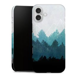 DeinDesign iPhone 16 Plus Handy Premium Case Smartphone Handyh&uuml;lle Schutzh&uuml;lle matt Tree Forrest Abstract Premium Case