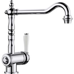 K&uuml;chenarmatur Blanco "TRADON", chrom, B:15cm H:27,5cm T:29,4cm, Messing, Armaturen, Hochdruck, passend zum aktuellen Landhausstil
