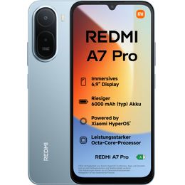 Xiaomi Smartphone "Redmi A7 Pro 4+64 GB", Energieeffizienz: A (A-G), mist blau, 64 GB, Mobiltelefone
