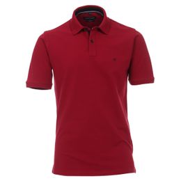Poloshirt Casamoda "Casamoda Polo-Shirt uni", Herren, Gr. L, lila (beere), 95% Baumwolle, 5% Elasthan, Shirts