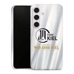 DeinDesign Galaxy S24 Handy Premium Case Smartphone Handyh&uuml;lle Schutzh&uuml;lle matt Official Licensed Product Thw Kiel Handball Premium Case
