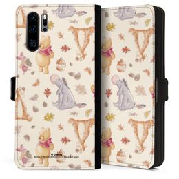 DeinDesign Huawei P30 Pro Handy Klapph&uuml;lle Handyh&uuml;lle aus Kunst Leder schwarz Flip Case Muster Winnie Puuh Tigger Official Licensed Product Sideflip mit langer 
