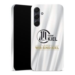 DeinDesign Galaxy A55 5G Handy Premium Case Smartphone Handyh&uuml;lle Schutzh&uuml;lle matt Official Licensed Product Thw Kiel Handball Premium Case