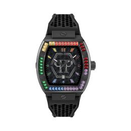 Luxusuhr Philipp Plein "Hexagon", 0221, schwarz, multicolorot, Armbanduhren, Herren