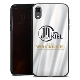 DeinDesign iPhone Xr Handy Silikon H&uuml;lle Case schwarz Handyh&uuml;lle Official Licensed Product Thw Kiel Handball