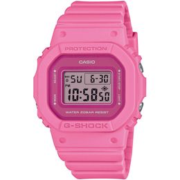 Chronograph Casio G-SHOCK, rosa (pink), Armbanduhren, Damen, Chronograph, Quarzuhr, Armbanduhr, Damen, Herren, digital, bis 20 bar wasserdicht