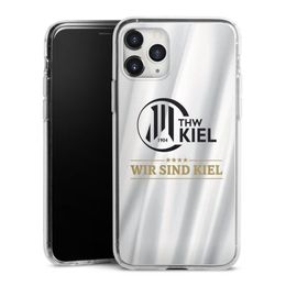 DeinDesign iPhone 11 Pro Max Handy Silikon H&uuml;lle Case transparent Handyh&uuml;lle Official Licensed Product Thw Kiel Handball Silikon Case
