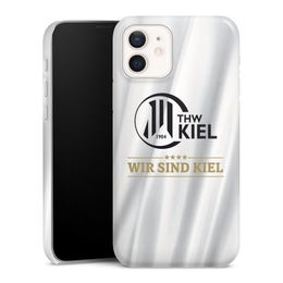 DeinDesign iPhone 12 Handy Premium Case Smartphone Handyh&uuml;lle Schutzh&uuml;lle gl&auml;nzend Official Licensed Product Thw Kiel Handball Premium Case