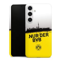 DeinDesign Galaxy S24+ Handy Premium Case Smartphone Handyh&uuml;lle Schutzh&uuml;lle gl&auml;nzend Borussia Dortmund Statement Bvb Premium Case