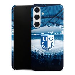 DeinDesign Galaxy S24+ Handy Premium Case Smartphone Handyh&uuml;lle Schutzh&uuml;lle gl&auml;nzend Stadium 1. Fcm 1. Fc Magdeburg Premium Case