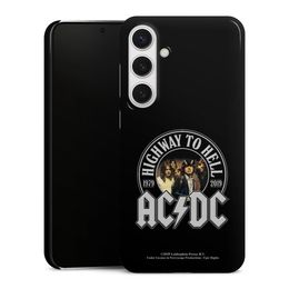 DeinDesign Galaxy S24+ Handy Premium Case Smartphone Handyh&uuml;lle Schutzh&uuml;lle gl&auml;nzend Acdc Official Licensed Product Rock Premium Case
