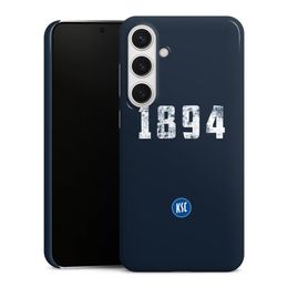 DeinDesign Galaxy S24+ Handy Premium Case Smartphone Handyh&uuml;lle Schutzh&uuml;lle gl&auml;nzend Karlsruher Sc Ksc Bundesliga Premium Case