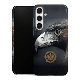 DeinDesign Galaxy S24+ Handy Premium Case Smartphone Handyh&uuml;lle Schutzh&uuml;lle gl&auml;nzend Eintracht Frankfurt Eagle Official Licensed Product Premium Case