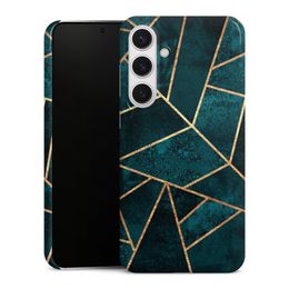 DeinDesign Galaxy S24+ Handy Premium Case Smartphone Handyh&uuml;lle Schutzh&uuml;lle gl&auml;nzend Stone Elisabeth Fredriksson Gold & Copper Premium Case