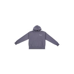 Kapuzensweatshirt DROPSIZE "Dropsize HEAVY OVERSIZE ENEMIES HOODIE", Herren, Gr. S, steel grau, 70% Baumwolle, 30% Polyester, bedruckt, Sweatshirts