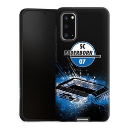 DeinDesign Galaxy S20 Handy Panzer Handyh&uuml;lle robuste Outdoor H&uuml;lle Schutzh&uuml;lle matt Official Licensed Product Stadium Sc Paderborn 07 Tough Case