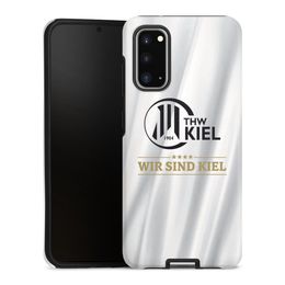 DeinDesign Galaxy S20 Handy Panzer Handyh&uuml;lle robuste Outdoor H&uuml;lle Schutzh&uuml;lle matt Thw Kiel Handball Official Licensed Product Tough Case
