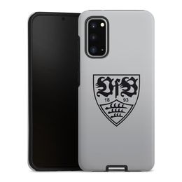 DeinDesign Galaxy S20 Handy Panzer Handyh&uuml;lle robuste Outdoor H&uuml;lle Schutzh&uuml;lle matt Logo Official Licensed Product Vfb Stuttgart Tough Case