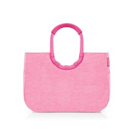 Reisenthel Einkaufstasche Loopshopper L twist pink, Pink, Textil, 46x34.5x25 cm, gro&szlig;es Hauptfach, Freizeit, Koffer & Taschen, Einkaufstaschen