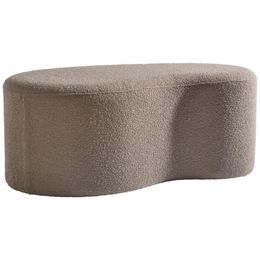 Mid.you Hocker, Hellbraun, Textil, 93x37x49 cm, Wohnzimmer, Hocker, Sitzhocker