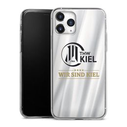 DeinDesign iPhone 11 Pro Handy Slim Case Silikon Handyh&uuml;lle transparent H&uuml;lle extra d&uuml;nn Thw Kiel Handball Official Licensed Product Silikon Slim Case