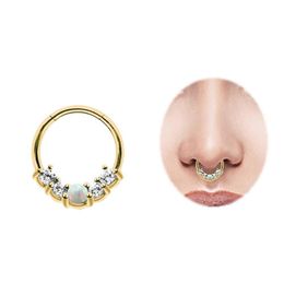 Adelia&acute;s Nasenpiercing ADELIA&acute;S "Piercing - Nasenpiercing Opal Opal", gold, Piercings, Damen, mit Opal, &Oslash; 8 mm, Opal
