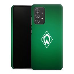 DeinDesign Galaxy A52s 5G Handy Premium Case Smartphone Handyh&uuml;lle Schutzh&uuml;lle matt Merchandise Sv Werder Bremen Logo Premium Case