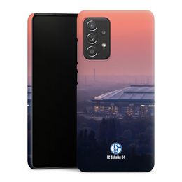 DeinDesign Galaxy A52s 5G Handy Premium Case Smartphone Handyh&uuml;lle Schutzh&uuml;lle matt Official Licensed Product Fc Schalke 04 Stadium Premium Case