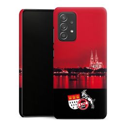 DeinDesign Galaxy A52s 5G Handy Premium Case Smartphone Handyh&uuml;lle Schutzh&uuml;lle matt 1. Fc K&ouml;ln Official Licensed Product Skyline Premium Case