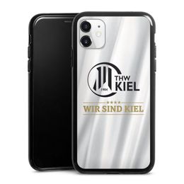 DeinDesign iPhone 11 Handy Silikon H&uuml;lle Case schwarz Handyh&uuml;lle Thw Kiel Handball Official Licensed Product