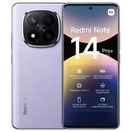 Xiaomi Smartphone "Redmi Note 14 Pro+ 5G", lila, 256 GB, Mobiltelefone