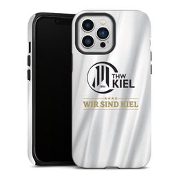DeinDesign iPhone 13 Pro Max Handy Panzer Handyh&uuml;lle robuste Outdoor H&uuml;lle Schutzh&uuml;lle matt Official Licensed Product Thw Kiel Handball Tough Case