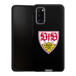 DeinDesign Galaxy S20 Handy Panzer Handyh&uuml;lle robuste Outdoor H&uuml;lle Schutzh&uuml;lle matt Coat Of Arms Vfb Stuttgart Official Licensed Product Tough Case