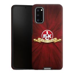 DeinDesign Galaxy S20 Handy Panzer Handyh&uuml;lle robuste Outdoor H&uuml;lle Schutzh&uuml;lle matt Logo 1. Fc Kaiserslautern Official Licensed Product Tough Case
