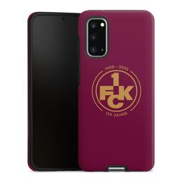 DeinDesign Galaxy S20 Handy Panzer Handyh&uuml;lle robuste Outdoor H&uuml;lle Schutzh&uuml;lle matt 125 Jahre 1. Fc Kaiserslautern 1. Fck Tough Case