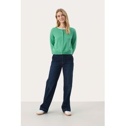 PART TWO Strickjacke Classic fit green