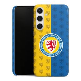 DeinDesign Galaxy S24+ Handy Premium Case Smartphone Handyh&uuml;lle Schutzh&uuml;lle gl&auml;nzend Logo Eintracht Braunschweig Official Licensed Product Premium Case