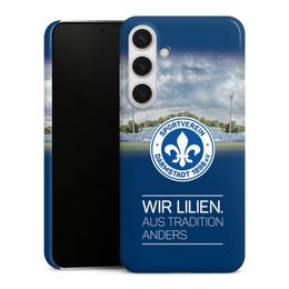 DeinDesign Galaxy S24+ Handy Premium Case Smartphone Handyh&uuml;lle Schutzh&uuml;lle gl&auml;nzend Official Licensed Product Sv Darmstadt 98 Coat Of Arms Premium Case