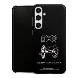 DeinDesign Galaxy S24+ Handy Premium Case Smartphone Handyh&uuml;lle Schutzh&uuml;lle gl&auml;nzend Music Acdc Merchandise Premium Case