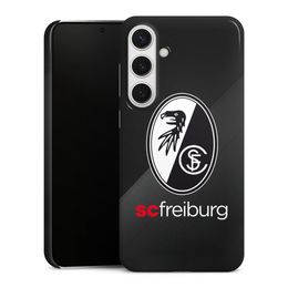 DeinDesign Galaxy S24+ Handy Premium Case Smartphone Handyh&uuml;lle Schutzh&uuml;lle gl&auml;nzend Sc Freiburg Lettering Logo Premium Case