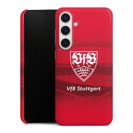 DeinDesign Galaxy S24+ Handy Premium Case Smartphone Handyh&uuml;lle Schutzh&uuml;lle gl&auml;nzend Stadium Official Licensed Product Vfb Stuttgart Premium Case