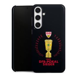 DeinDesign Galaxy S24+ Handy Premium Case Smartphone Handyh&uuml;lle Schutzh&uuml;lle gl&auml;nzend Trophy Official Licensed Product Vfb Stuttgart Premium Case