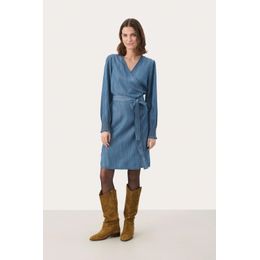 PART TWO Kleid Feminine Form blue