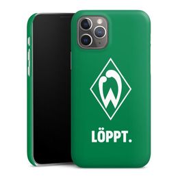 DeinDesign iPhone 12 Pro Handy Premium Case Smartphone Handyh&uuml;lle Schutzh&uuml;lle matt Sv Werder Bremen Statement Official Licensed Product Premium Case