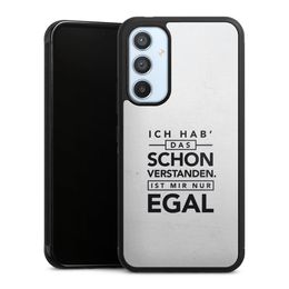 DeinDesign Galaxy A54 5G Handy Gallery Case Handyh&uuml;lle 9H Geh&auml;rtetes Glas R&uuml;ckseite H&uuml;lle Spruch Sayings Statement Gallery Case